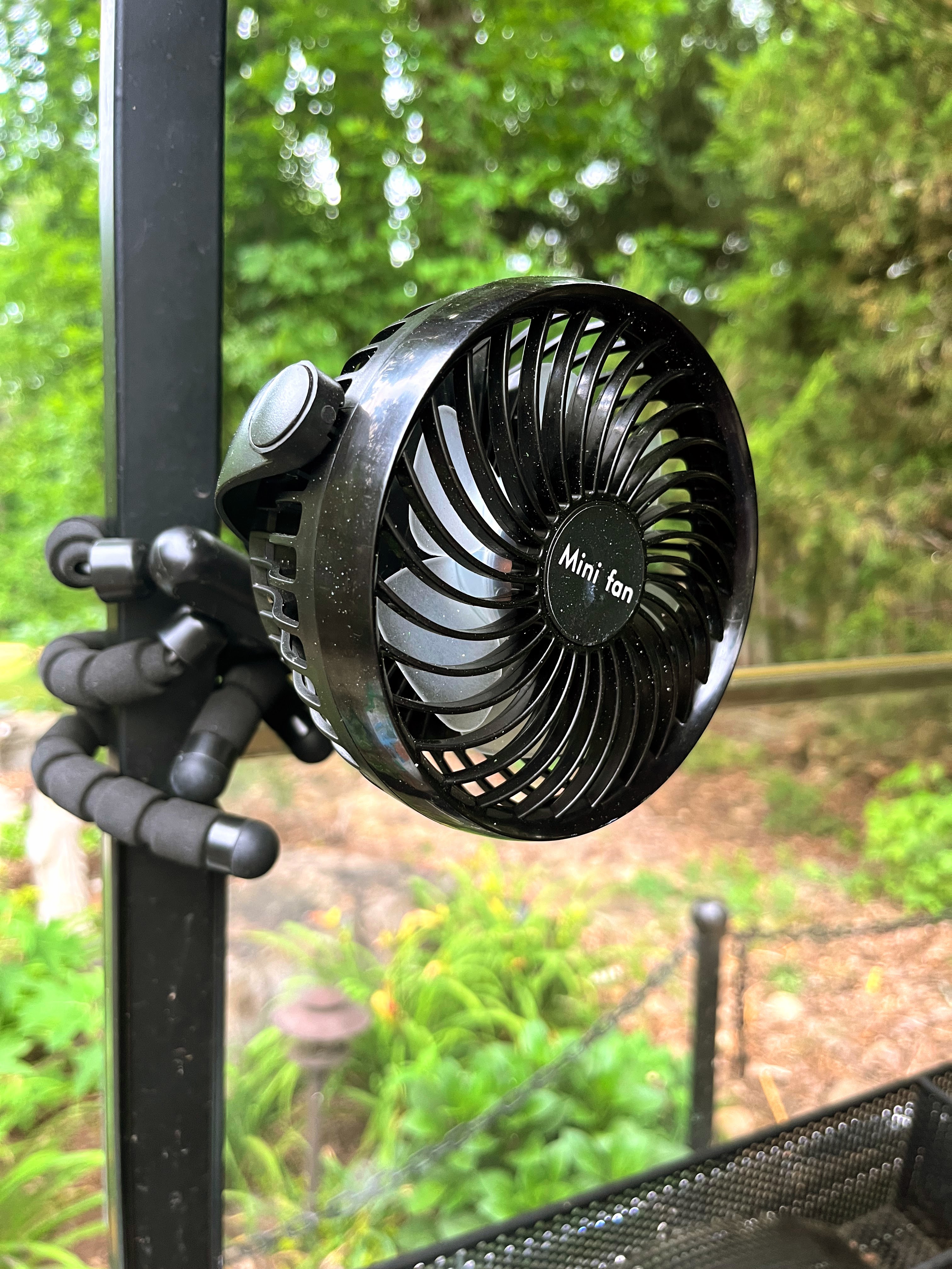 Golf Cart Fan - Cup Holder, Clip on or Overhead Fan to Keep You Cool
